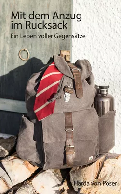 Mit dem Anzug im Rucksack